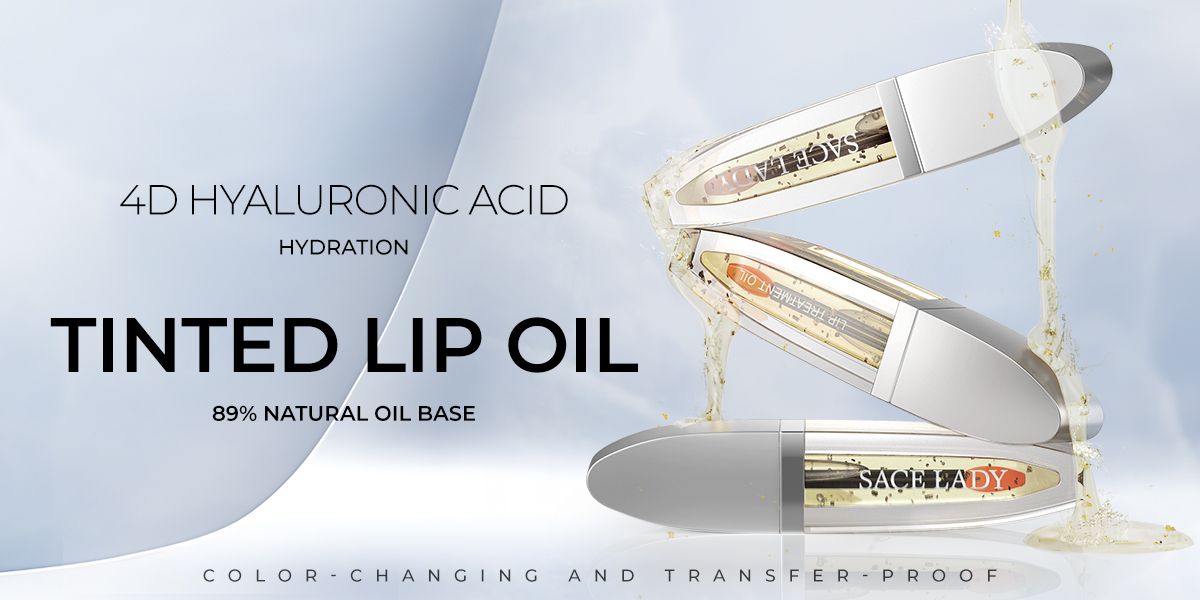 SACE LADY Lip Serum Lip Oil Tinted Lip Serum Color Changing Hydration ...