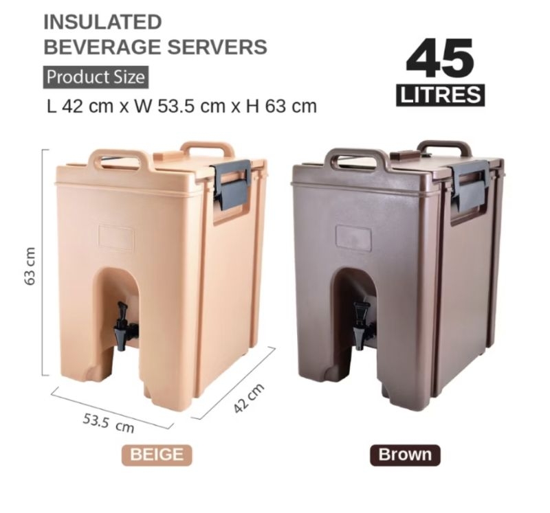Water Dispenser Container Cambro Jiwins JD 44.5L Balang Air Thermal ...