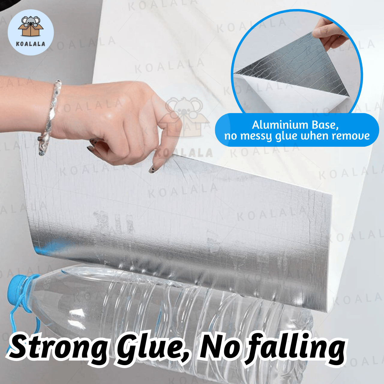 Kitchen Wall Sticker Paper Dinding Bathroom Wallpaper Waterproof Tile ...