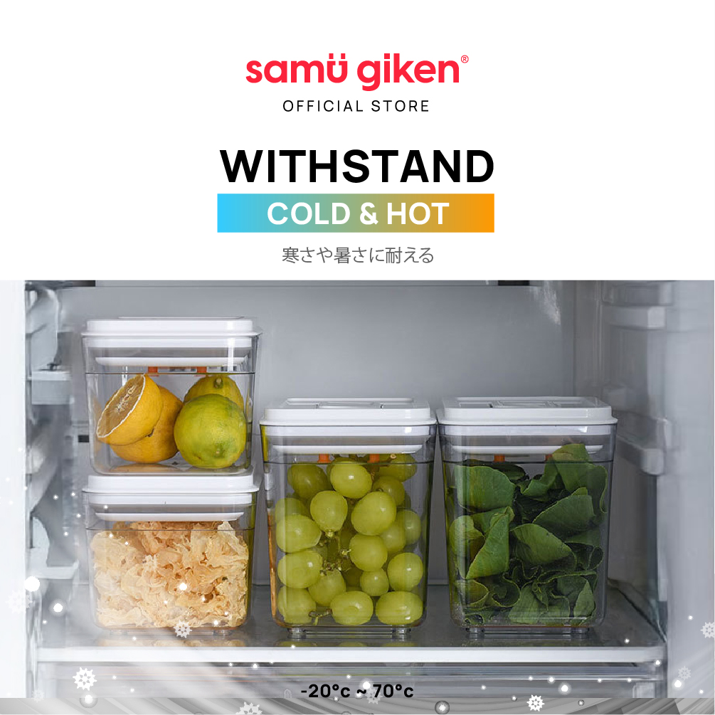 Samu Giken Bekas Simpanan Kedap Udara(Lutsinar / UV) | Air Tight Container(TRANSPARENT/UV ...
