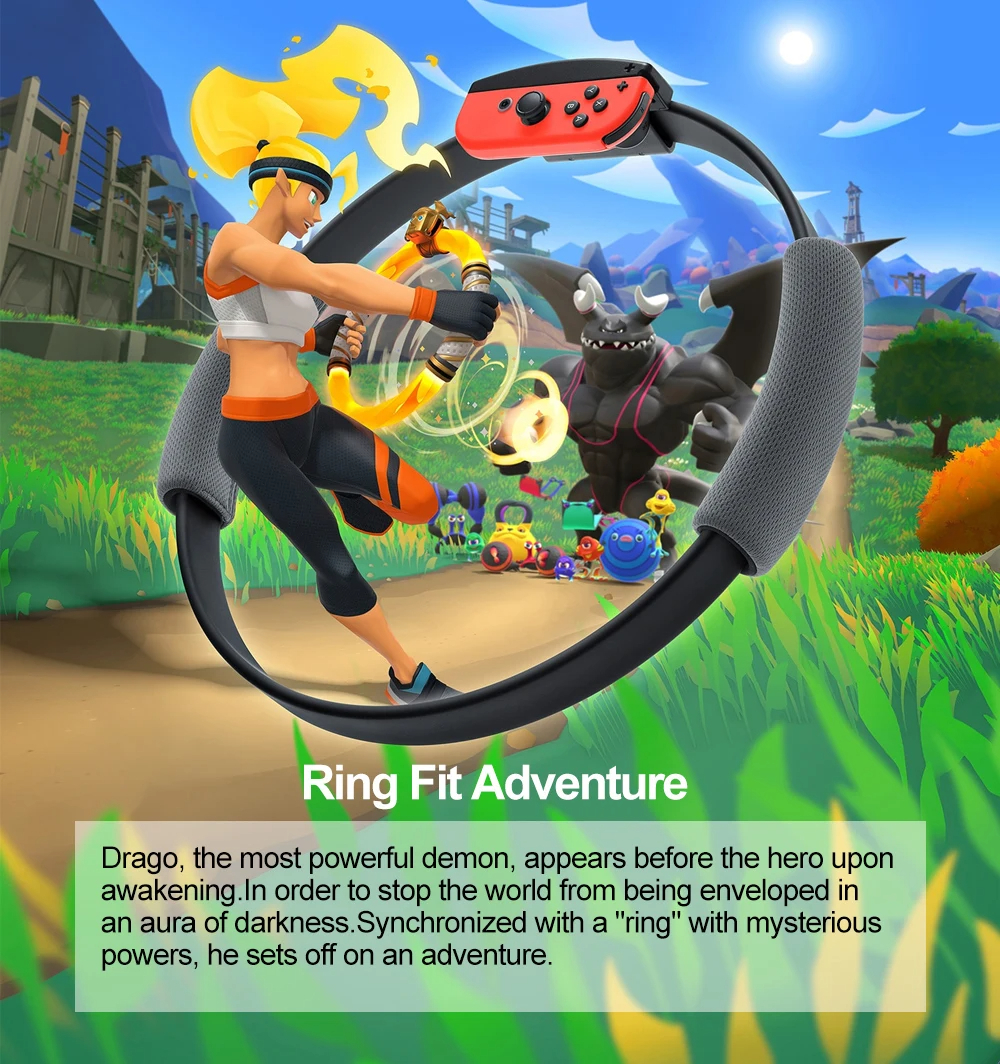 Nintendo Switch Ring Fit Ringfit Adventure [English Chinese ...