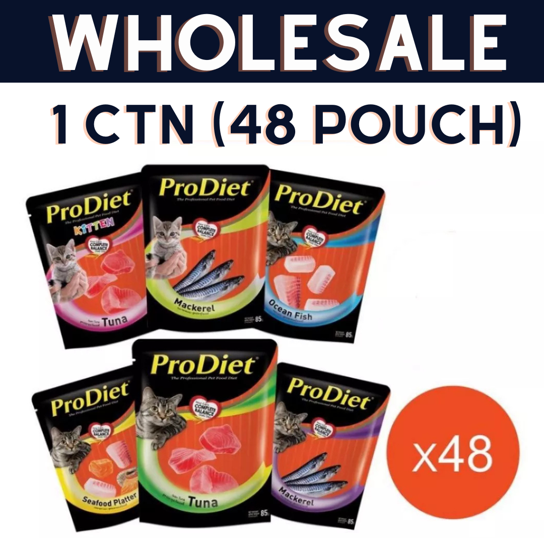 Gun Pet Borong [Carton Carnival] ProDiet Wet Cat Food (85g x 48 Packs) WH3 | Shopee Malaysia