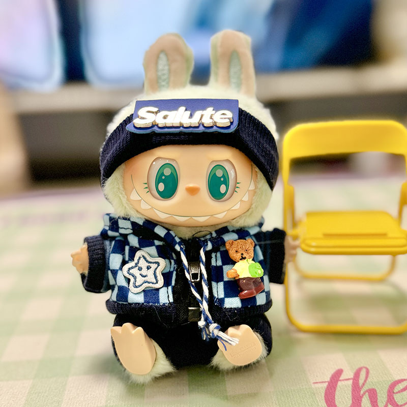 Labubu Clothes 17cm 拉布布 娃衣 一代 二代 1st 2nd Generation Case Casing Deco ...