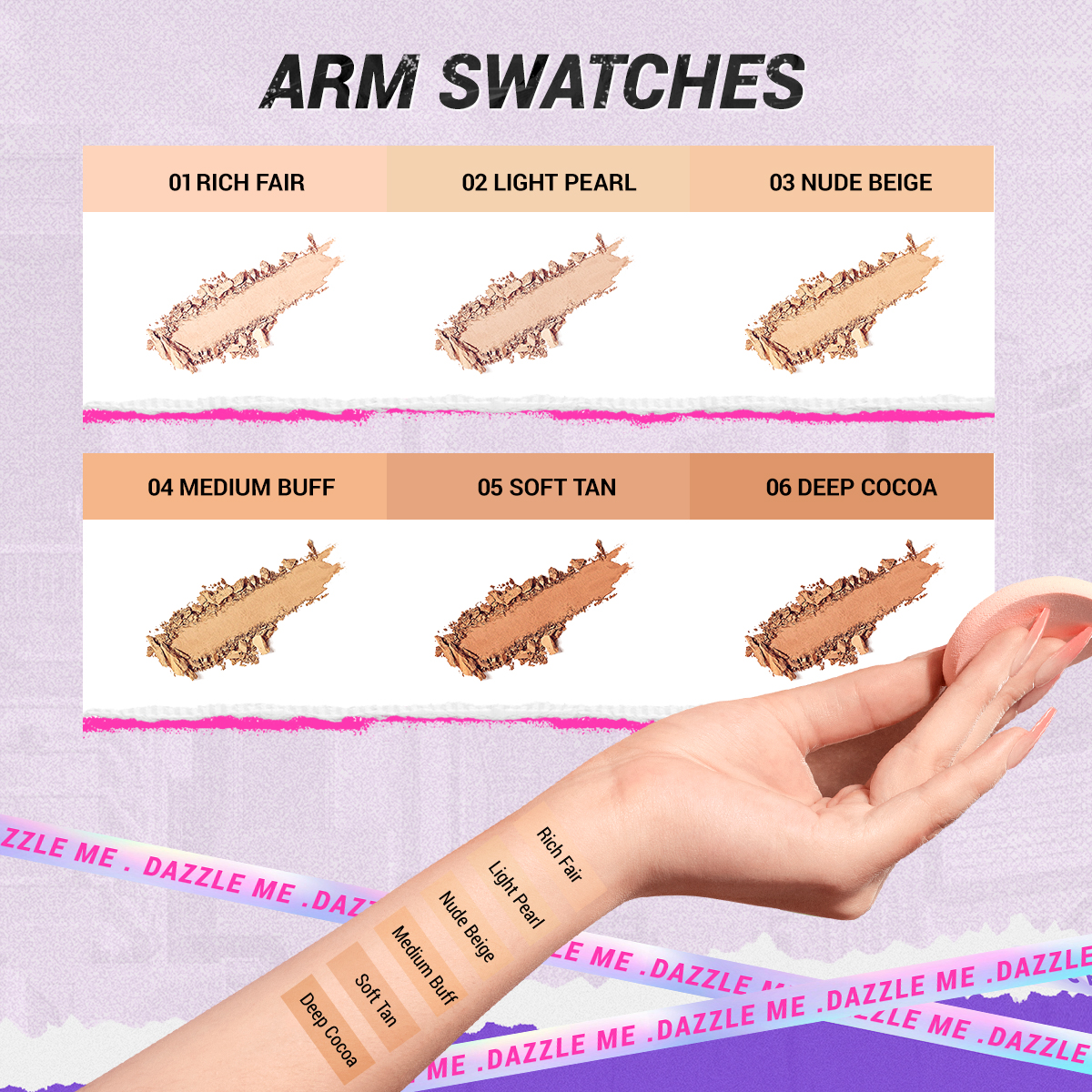 [Primer Make Up Bundle Deals] DAZZLE ME 3PCS COMBO Primer + BTF Two Way ...