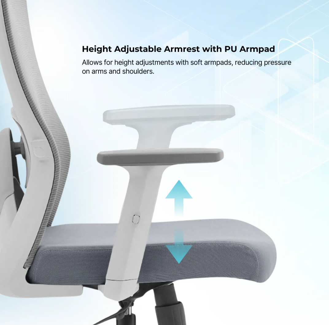 ANEW Stride PRO Ergonomic Chair with Seat Backrest and Adjustable ...