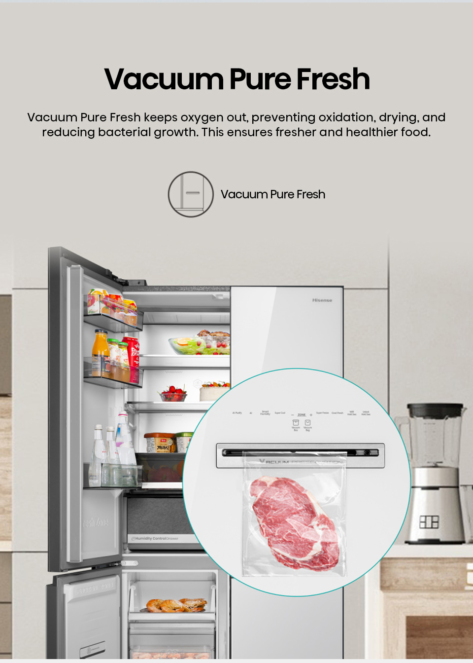 [FREE Installation] Hisense 610L 4 Door Inverter Fridge / All Zone ...