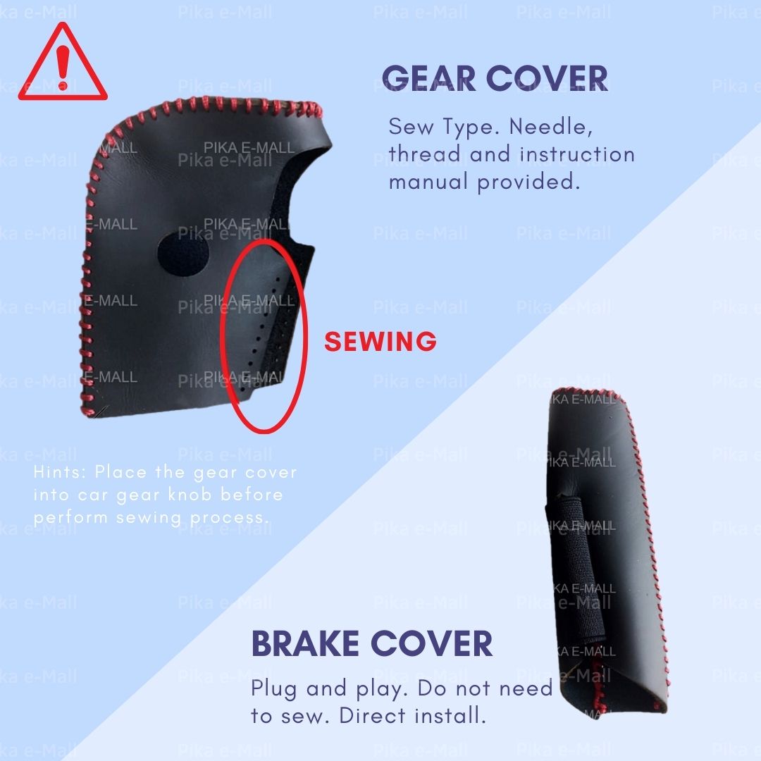 Mitsubishi Xpander 2017-2025 Gear Cover Handbrake Cover Leather Xpander ...