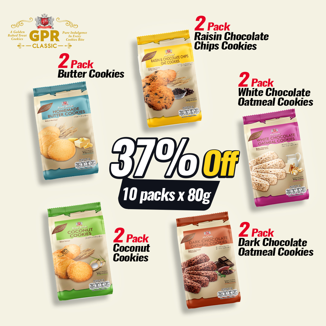 GPR Classic Set Percubaan Biskut (80g x 10 Kotak) – Doorgift Majlis Kahwin 【1 pesanan maksimum ...
