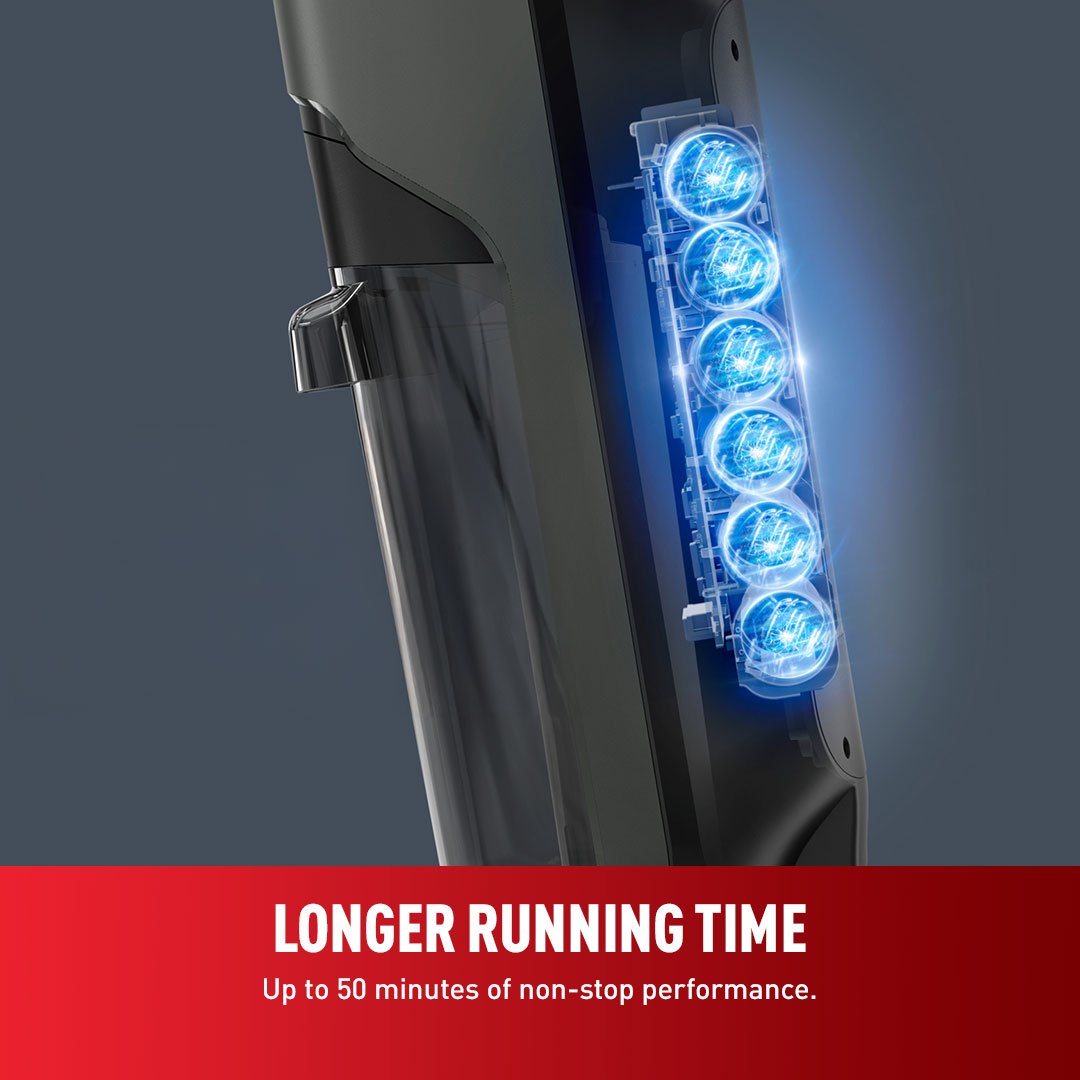 Tefal X-Clean 4 Wet & Dry Cordless Vacuum Cleaner GF5035 (Timesaving 2 ...