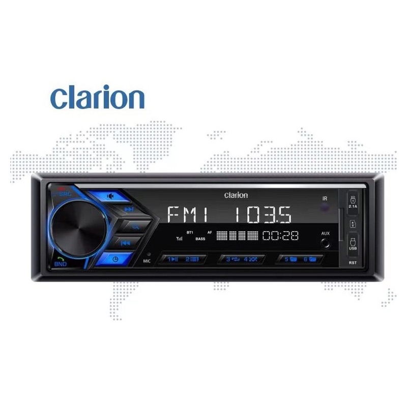 Clarion Mp3 Usb Bluetooth Single Din Player | Shopee Malaysia