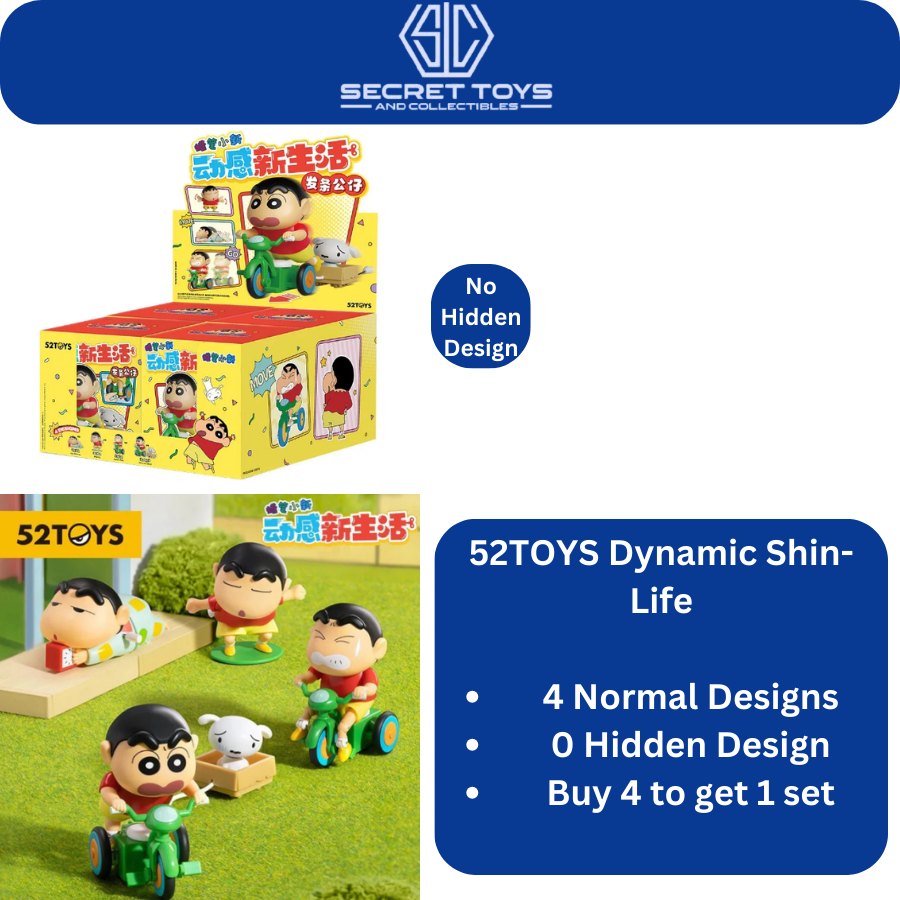 Ready Stock 52Toys Crayon Shin-chan Shin Chan Shinchan Blind Box 52TOYS 正品蜡笔小新盲盒 | Shopee Malaysia