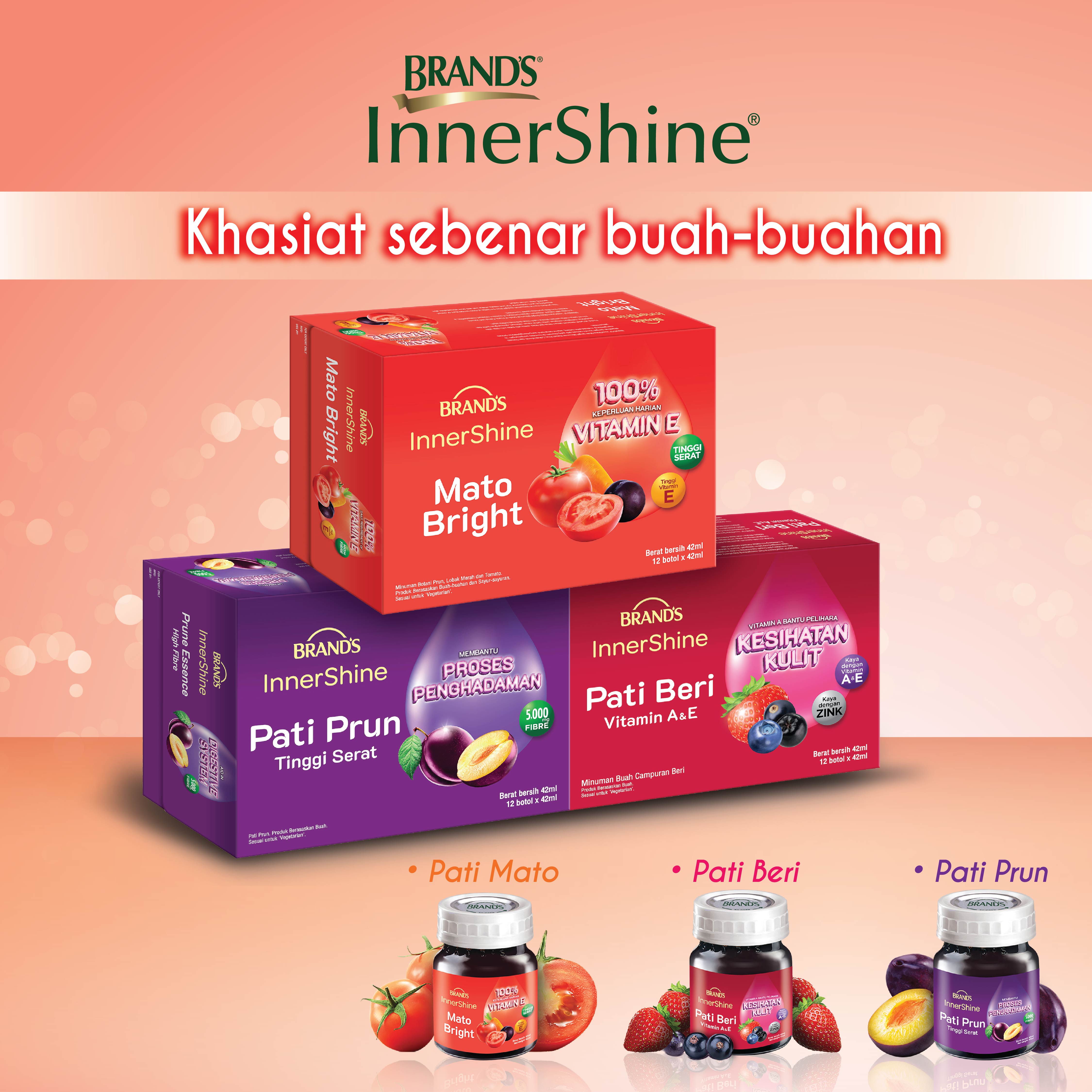 BRAND'S InnerShine Mato Bright (12's x 42ml x 3 Packs) | Shopee Malaysia