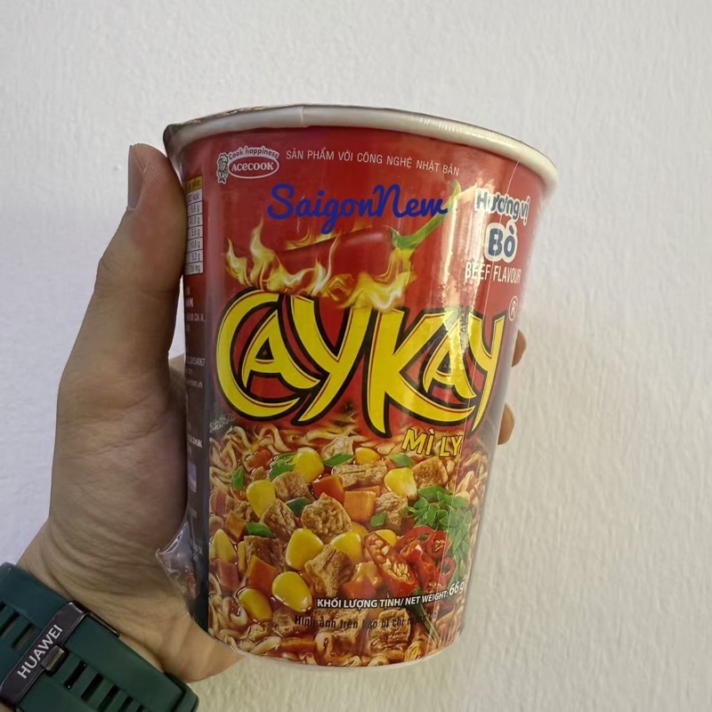 Mi Cay Kay Huong Vi Bo Instant Noodles Beef Flavor 66g | Shopee Malaysia