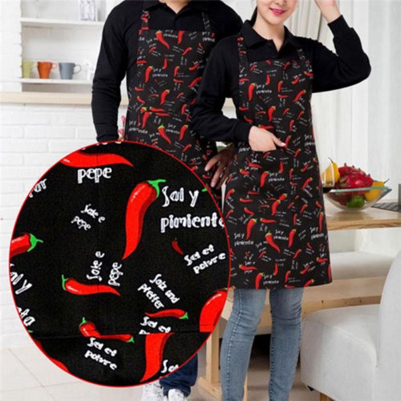 Apron Unisex Pocket Catering Kitchen Chef Cooking Baking Restaurant ...