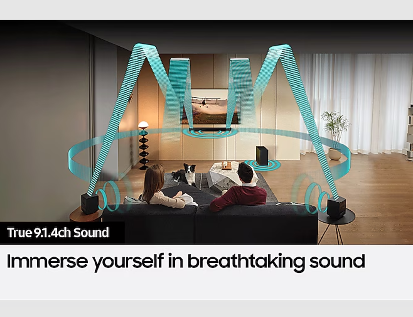 Samsung Q-series Soundbar HW-Q930D 9.1.4ch Sub Woofer & Rear Speaker ...