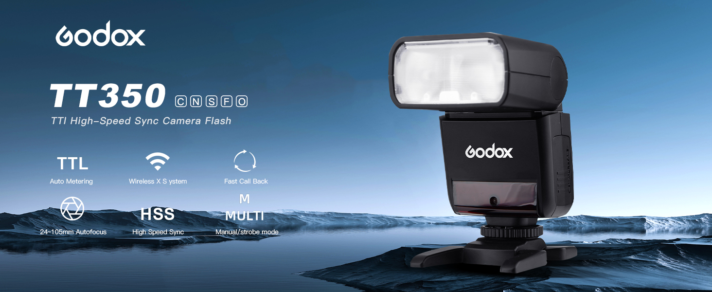 Godox TT350 / TT350C / TT350F/ TT350N/ TT350S Mini Thinklite TTL Flash ...