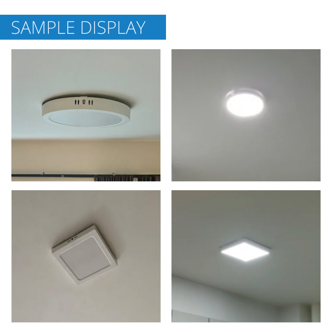 MEGAMAN / PRESTIGE Panel LED Light Surface Panel Downlight Lampu Siling ...