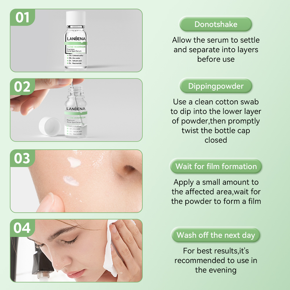 LANBENA Acne Essence Salicylic Acid Anti-acne Serum Acne Spot Treatment ...