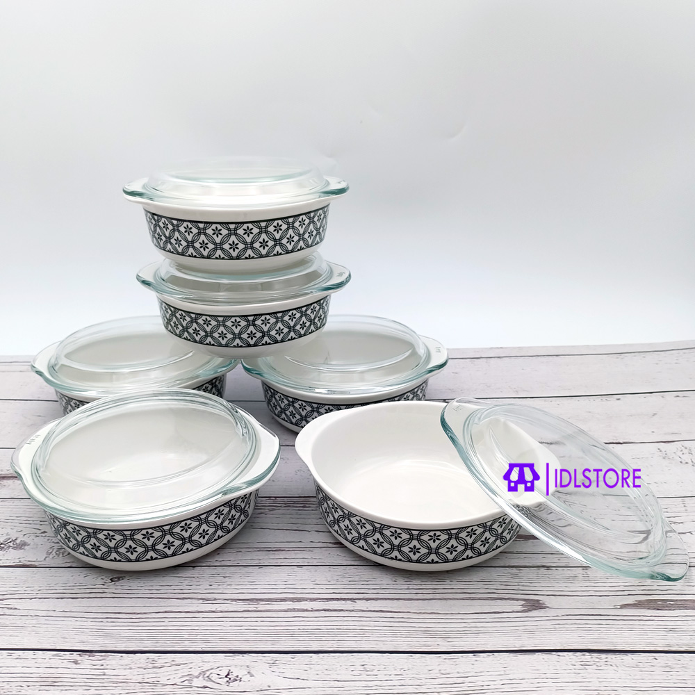 Porcelain Ovenware Small Casserole Bowl Elegant Viral Vintage Classic ...