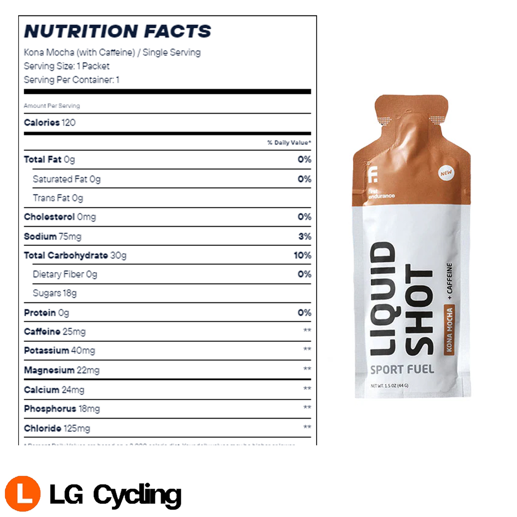First Endurance Energy Gel Isotonic Liquid Shot Super Fuel Energy Gel ...