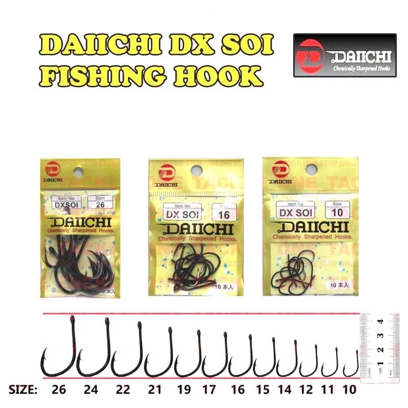 DAIICHI DX SOI Hooks Made in Japan Fishing Hook Mata Kail SOI | Shopee ...