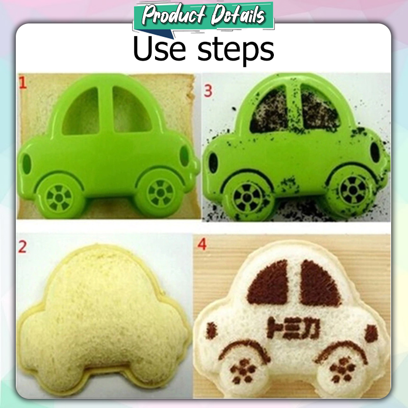 [Happy Kids] Animal Sandwich Mould Sandwich Mold Bread Mould For Kid ...