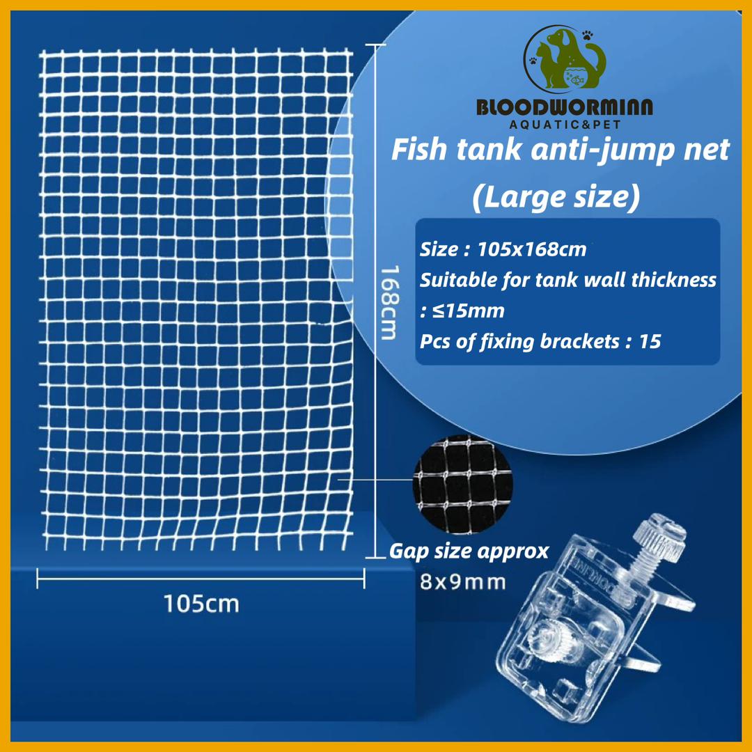VOONLINE Aquarium Fish Turtle Tank Anti Escape Jumping Net Mesh Cover ...