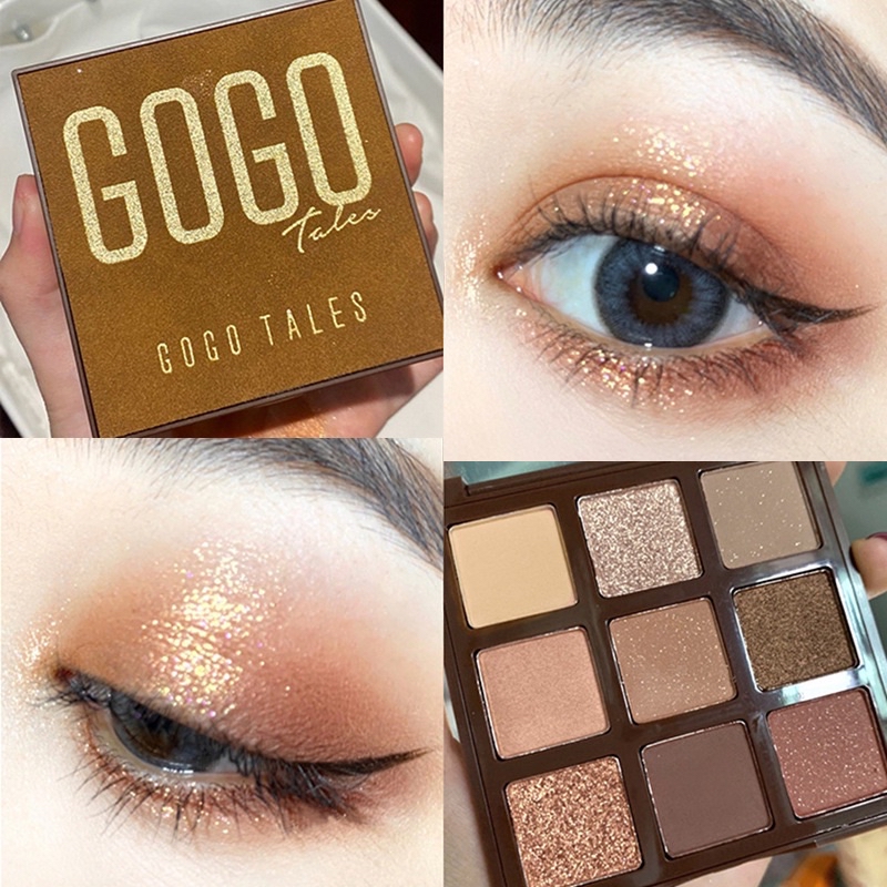 Gogotales 9 color eyeshadow palette Admiring velvet eyeshadow palette ...