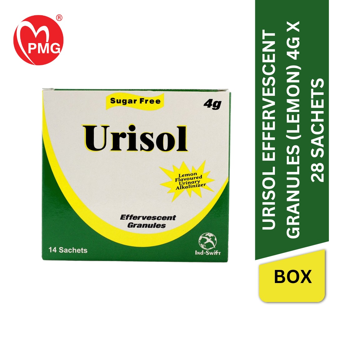 [PMG PHARMACY] Urisol Effervescent Granules (Lemon) 28 Sachets x 4g | Shopee Malaysia