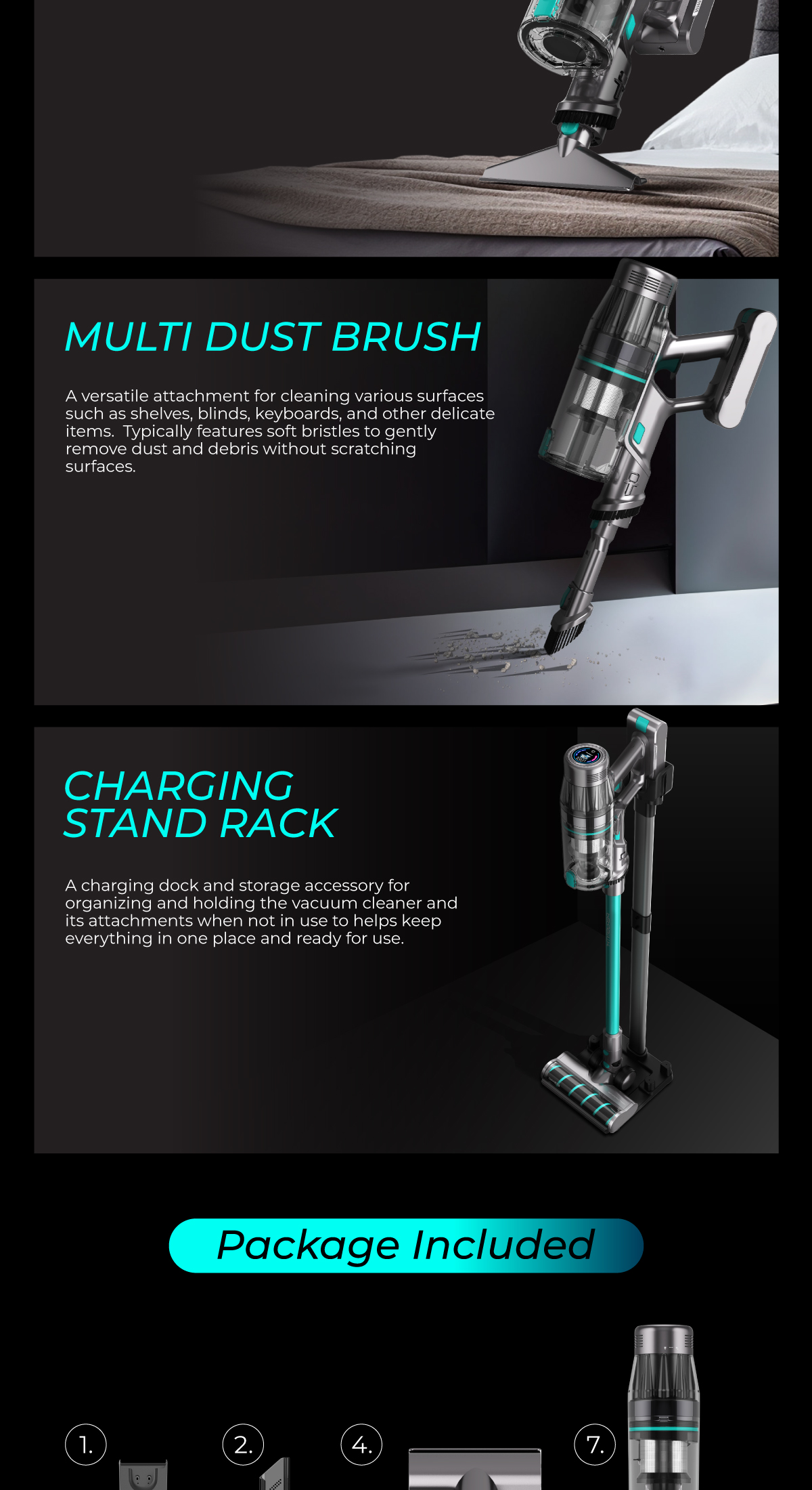 PerySmith Cordless Vacuum Cleaner Sonic Pro Core Series X6 Pro | Shopee ...