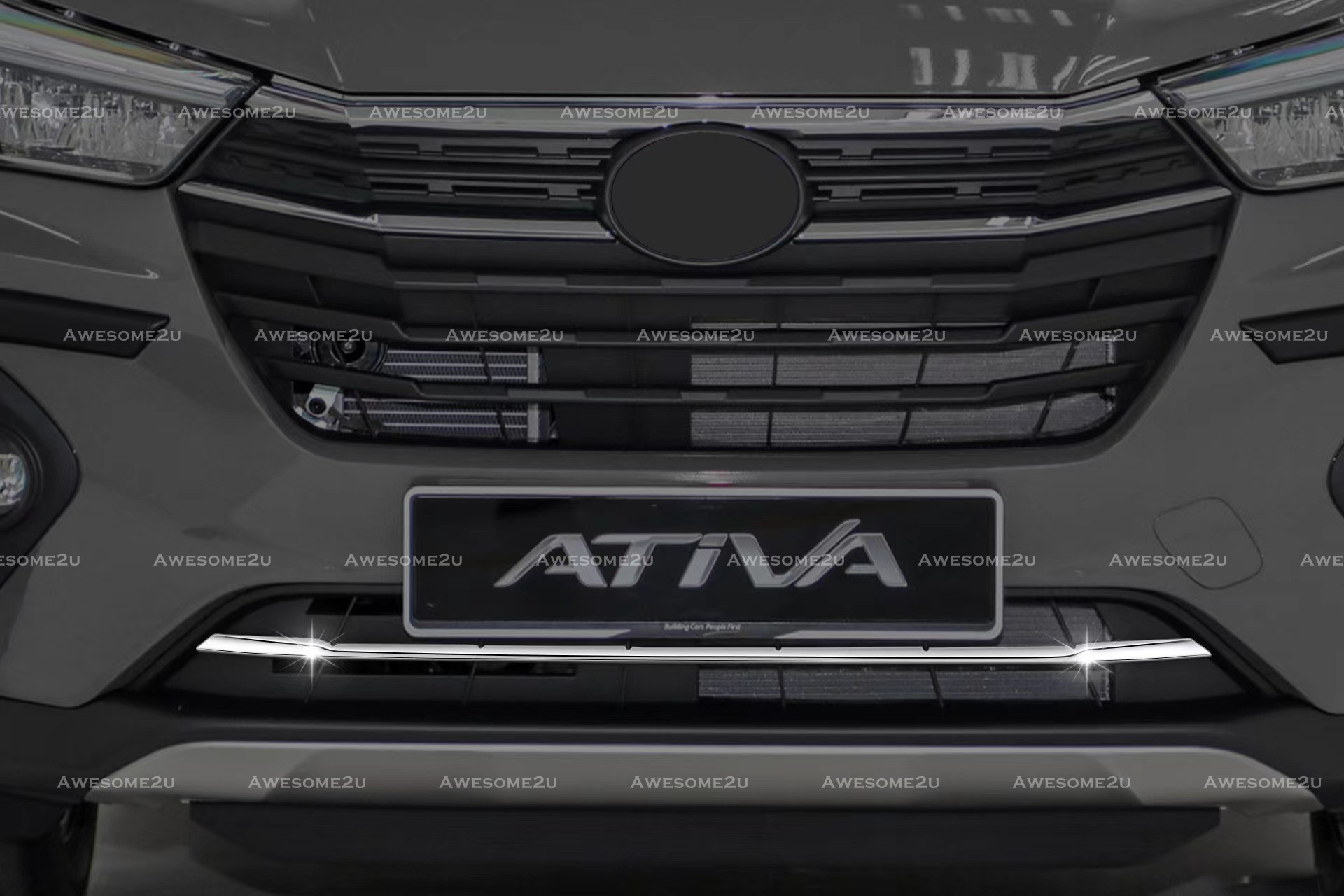 Awesome2u Perodua Ativa Car Front Bumper Lower Trim Garnish Accessories ...