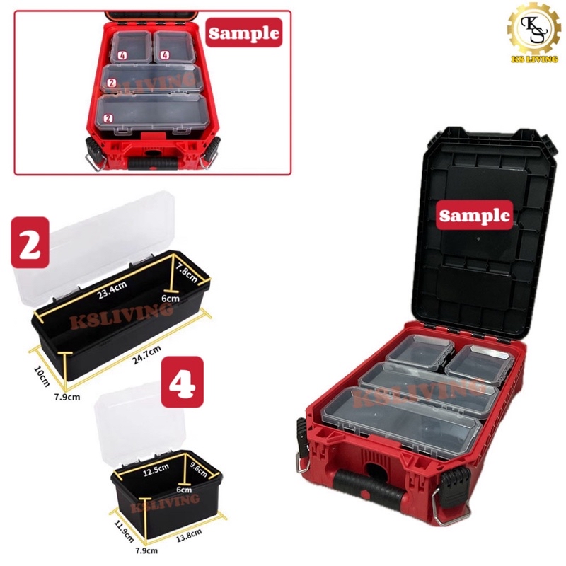 Kim.S DEPRO Multiple PP Plastic Mini Box Storage Box Tools Storage Box ...