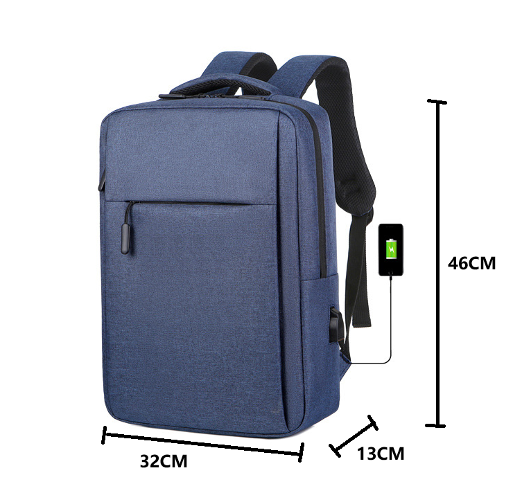 Ready Stock- Business Backpack USB Charging Port, Water Resistant ...