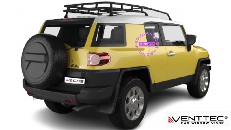 Toyota FJ Cruiser 2008 - Above Venttec Door Visor High Quality Window ...