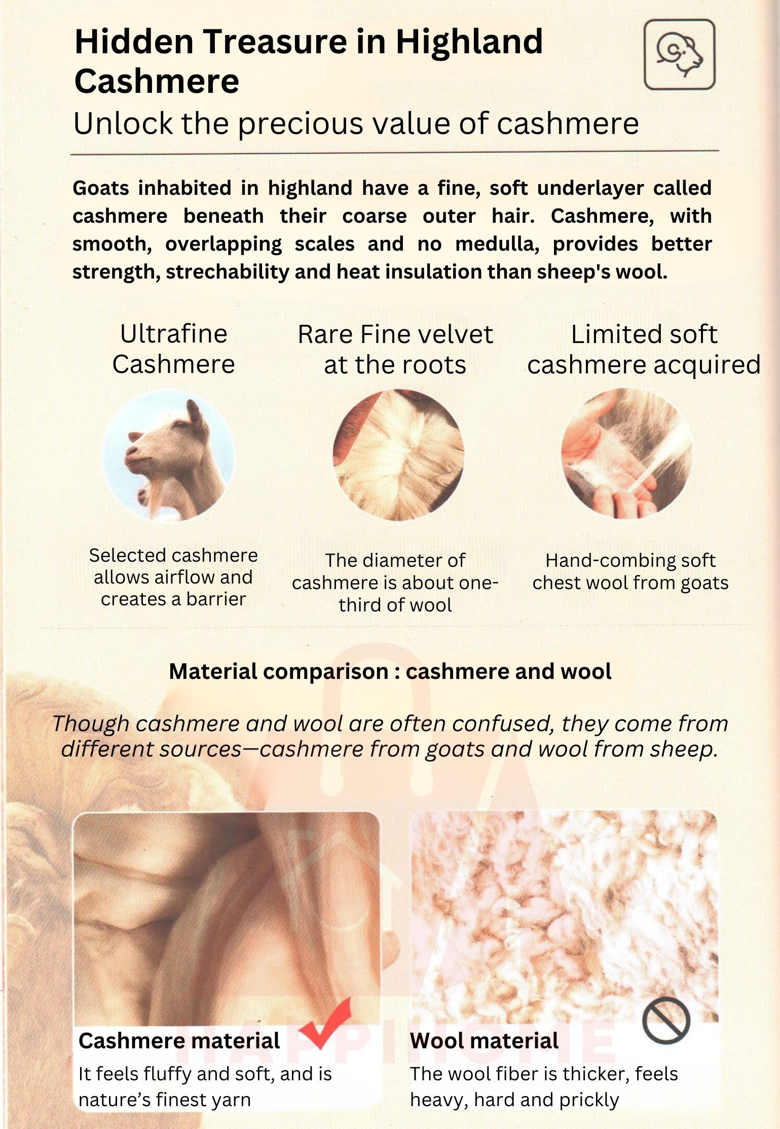 Cashmere Ultra Warm Heattech Winter Thermal Wool Underwear Women Men ...