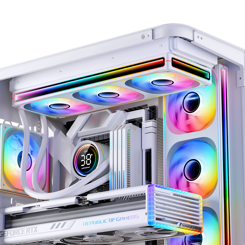 Jonsbo ZB-120/240/360 Black ARGB 3Pin PWM 120mm 240mm 360mm Fan ...