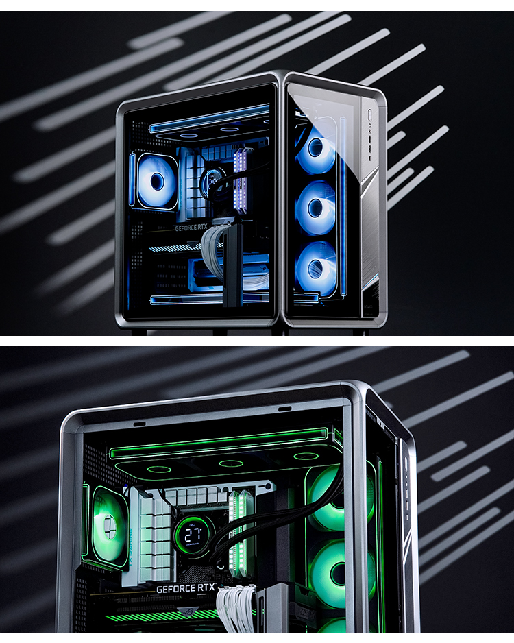 Jonsbo TH-240 / TH-360 Digital CPU Aio Cooler 240mm 360mm Black / White ( 5V ARGB ) Liquid ...