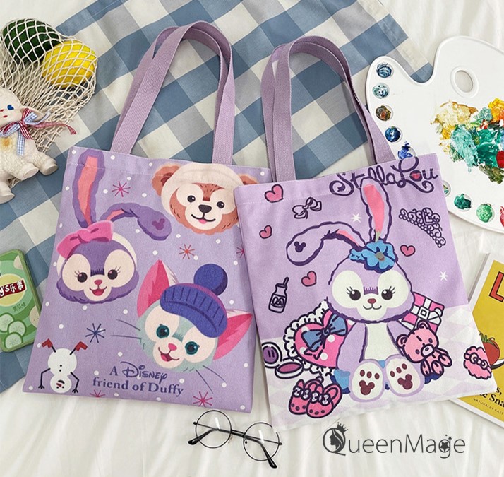 QMage 2Side Tote Bag Cute Tote Bag Murah Bag Tote Beg Tote Bag Student ...
