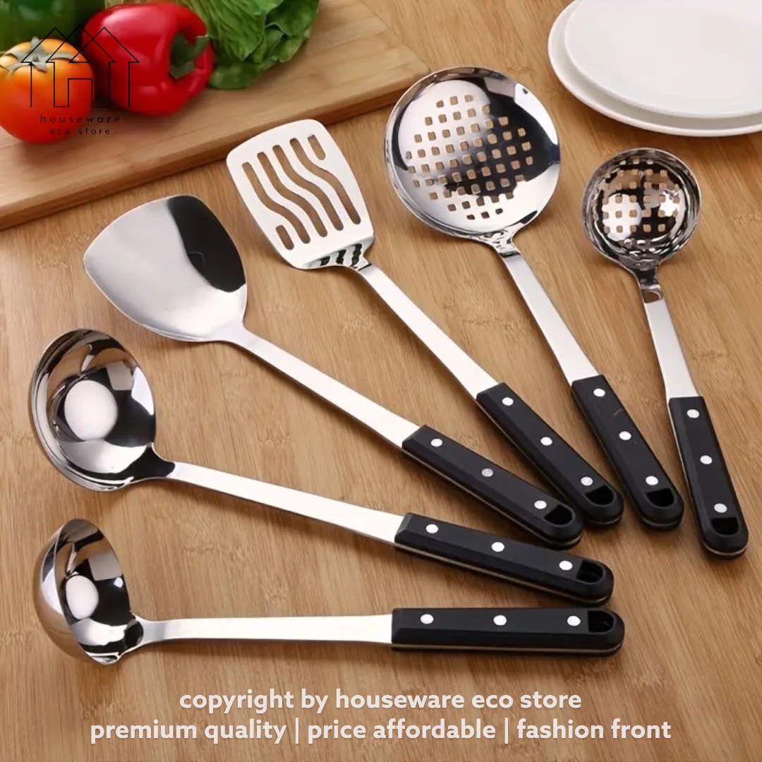 Stainless Steel Cookware Utensils Heat Resistance Kitchen Cooking Tools ...