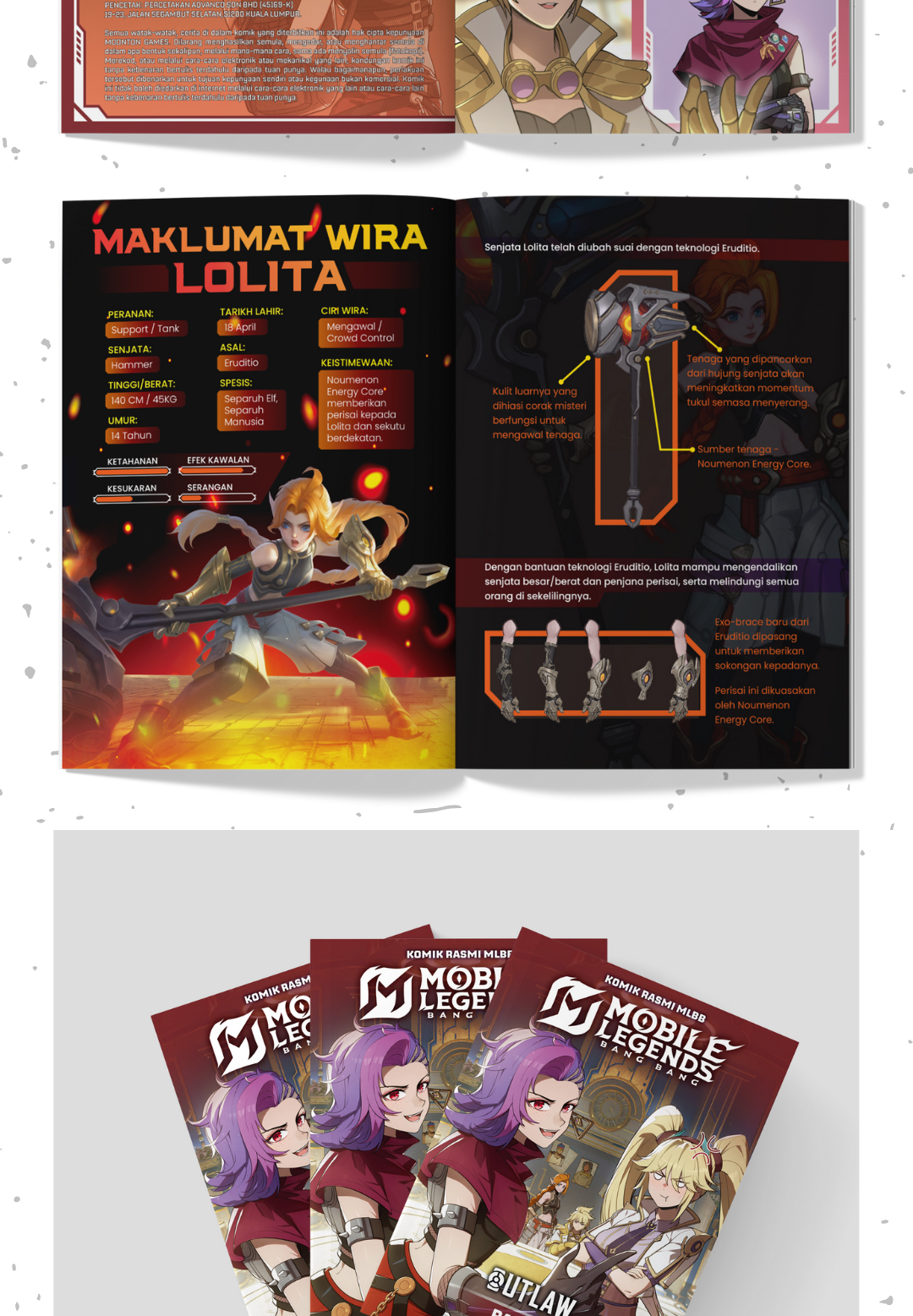 MLBB OFFICIAL COMIC BOOK OUTLAW PART 3 BUKU KOMIK RASMI MOBILE LEGENDS ...