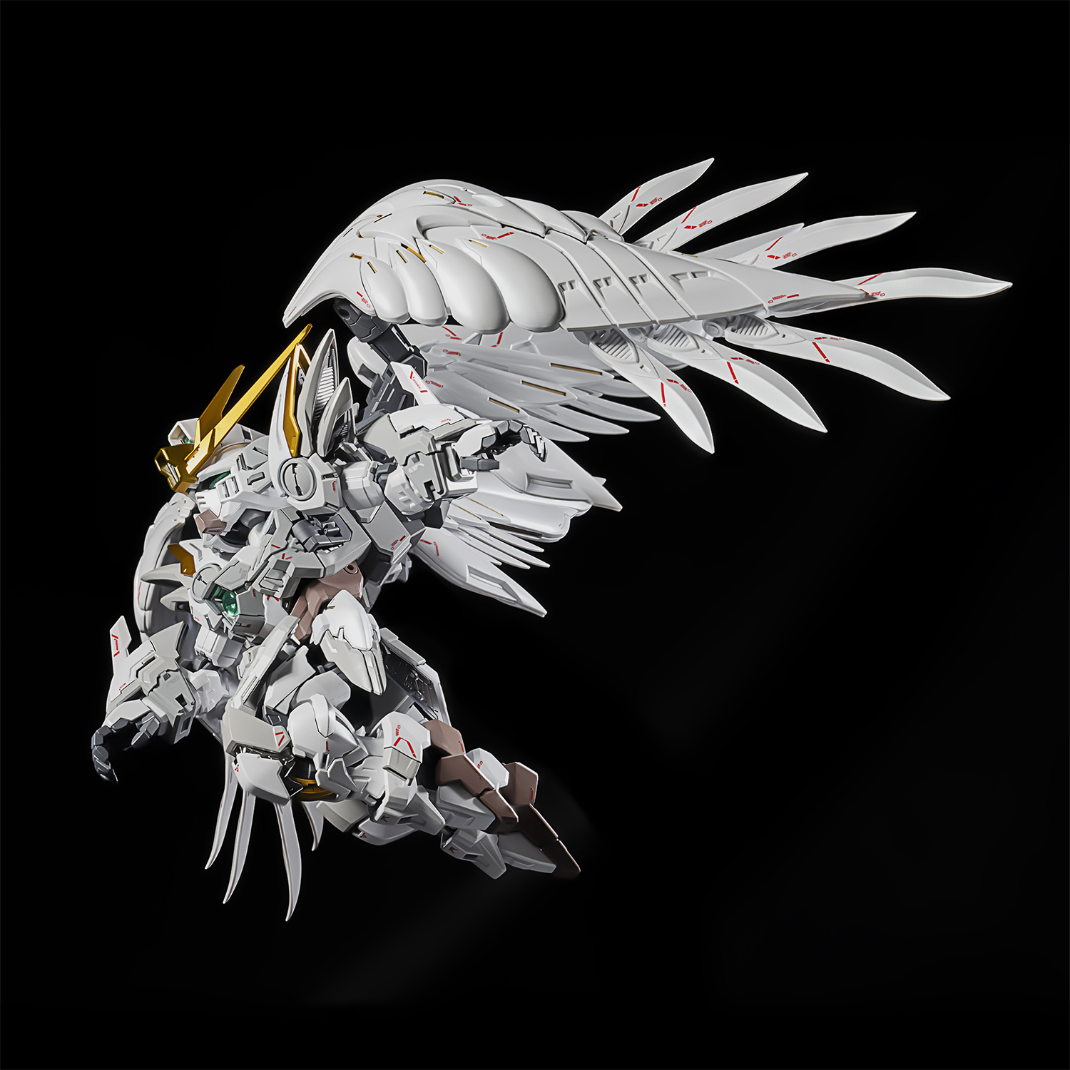 (Evo Monster) Waterslide Decal - MGSD Wing Zero EW (Fluorescent) XXXG-00W0 Model Kit Water ...