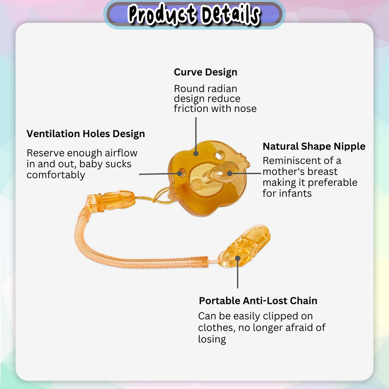 [Choo Choo Toy] Newborn Pacifier Baby Nipples Silicone Comfort Nano ...