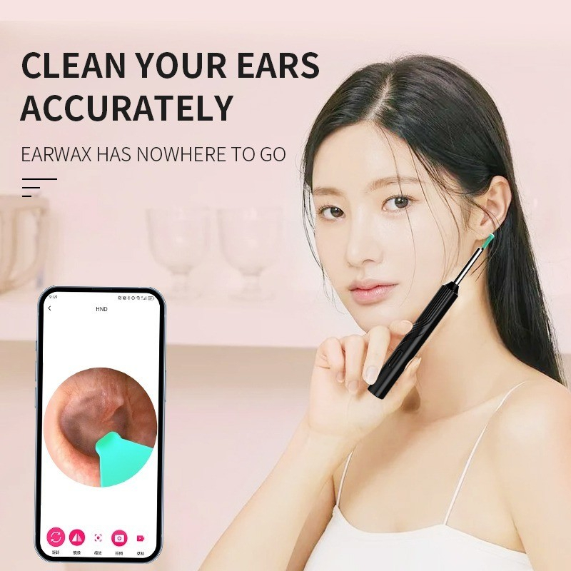 Smart Visual Earpick with Camera – Otoscope Earwax Remover for Baby ...