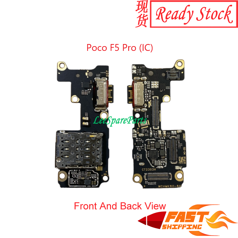 Xiaomi Poco F5 Pro Charging Board USB Port Pin Mic Sim Card Slot Holder ...