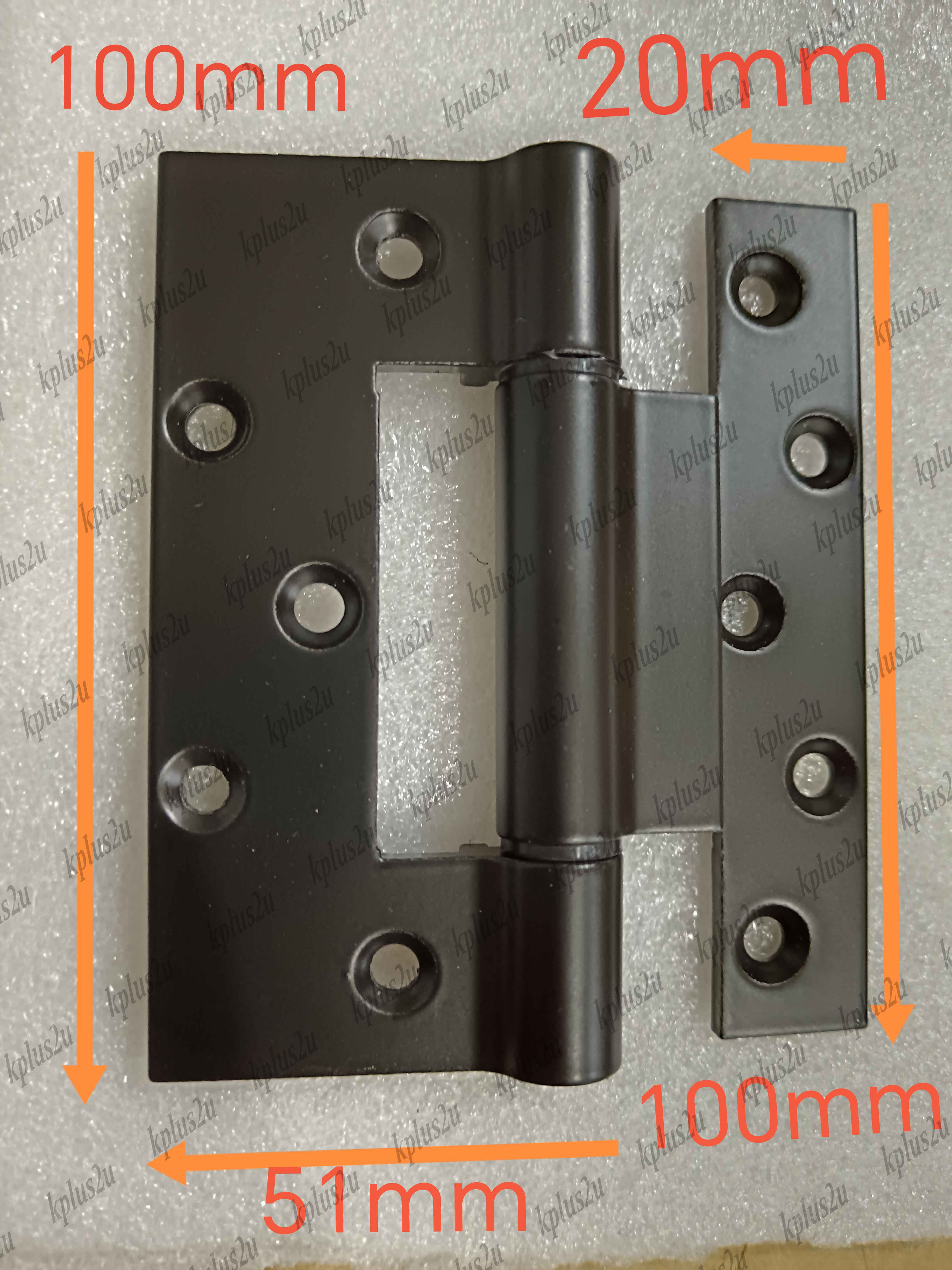Black White Aluminium Door Hinge Butterfly Hinge Thick Heavy Aluminum ...