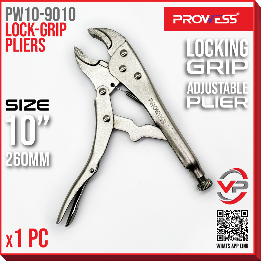 PROWESS HEAVY DUTY LOCK-GRIP PLIERS/LOCKING PLIER 5" 7" 10"/VICE GRIP ...