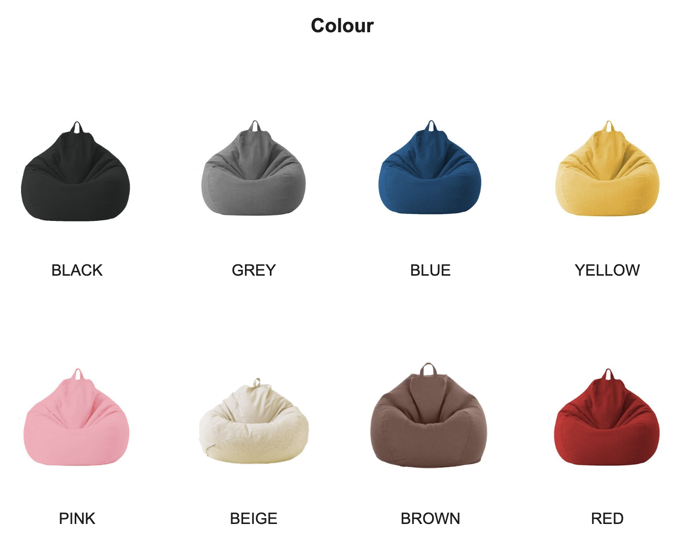 HAPE Beanbag【Ready Stock】Signature Bean Bag Sofa 2.5kg Cover For Indoor Furniture | Shopee Malaysia