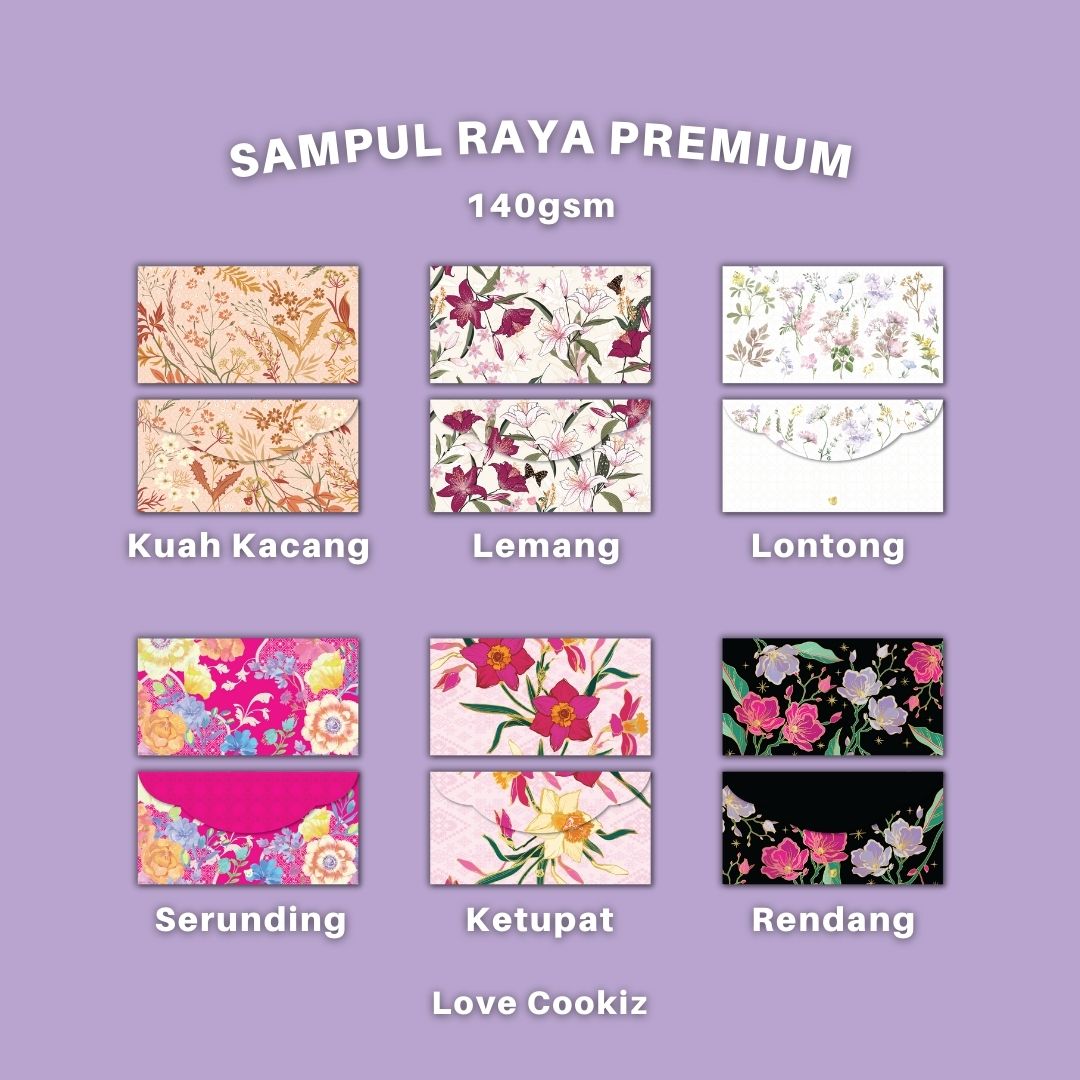LOVECOOKIZ Sampul Raya Premium Tebal Exclusive Angpao Envelope Packet ...