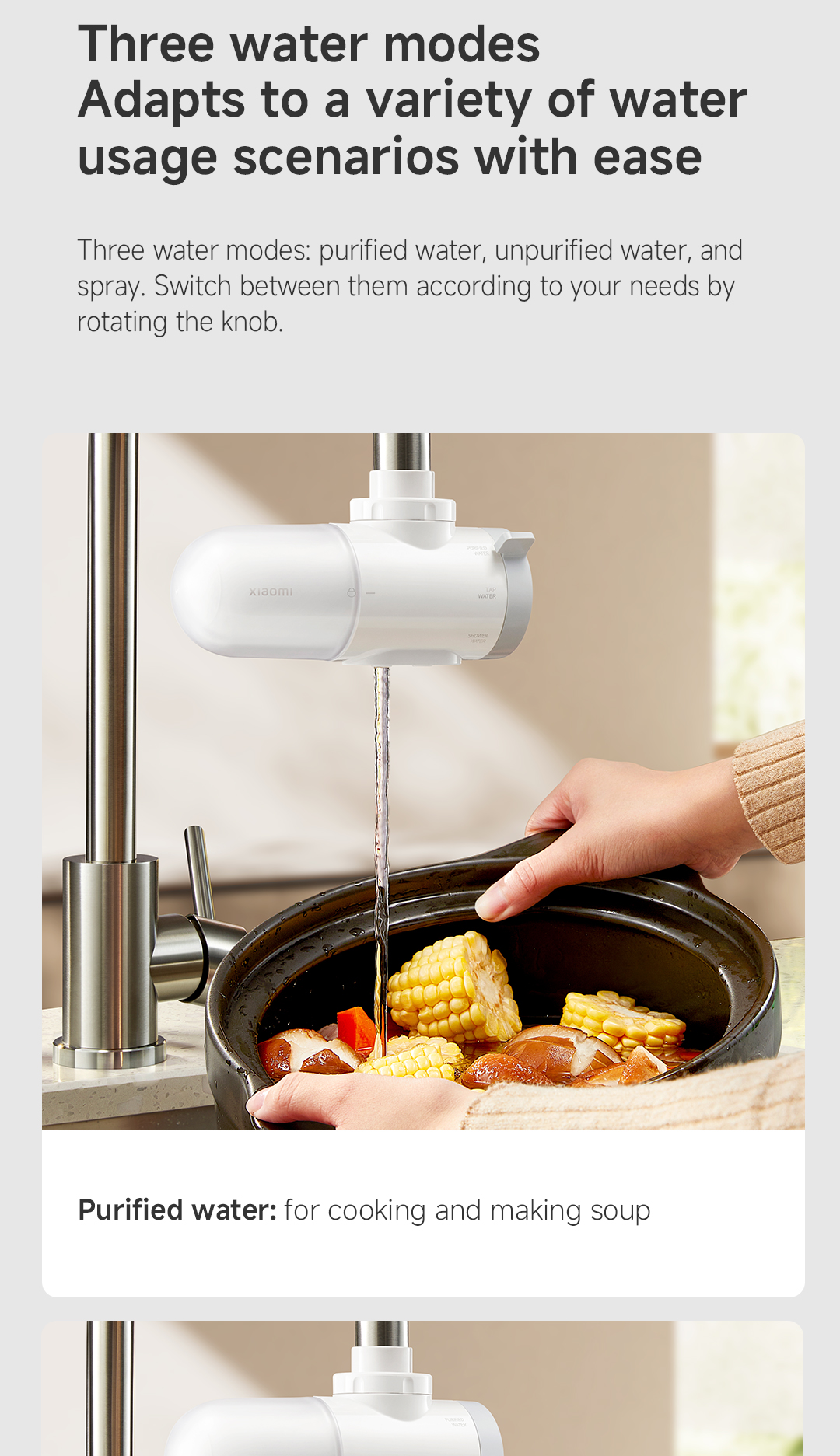 Xiaomi Faucet Water Purifier | 5-Stage Composite Filtration | Natural ...