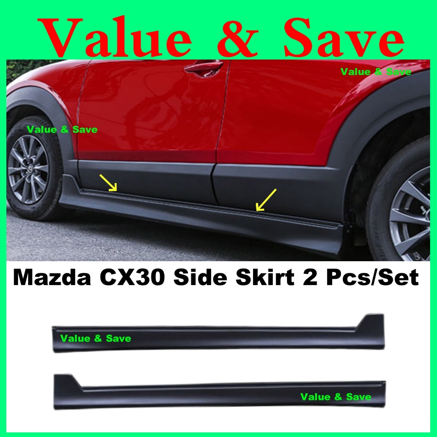Mazda CX30 AutoExe Design ABS Matte Black Body Kit Car Front Bumper Lip ...
